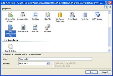 User Based Authorization Vb Microsoft Learn
