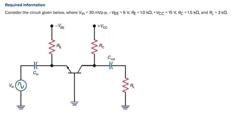 Solved 1 Calculate The Ac Resistance Of The Emitter Diode