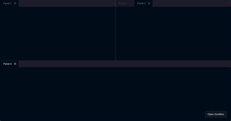 Mathuo Dockview Codesandbox