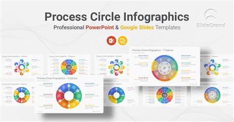 Process Circle Infographics PowerPoint Template Designs SlideGrand