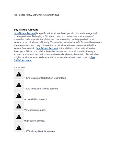 Ppt Top 10 Sites To Buy Old Github Accounts In 2025 Powerpoint Presentation Id 13932397