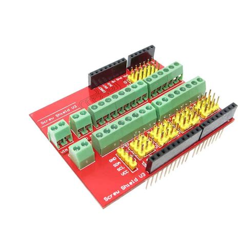 Screw Shield V1 Terminal V3 บอร์ดขยายเข้ากันได้กับ Uno R3 Interactive