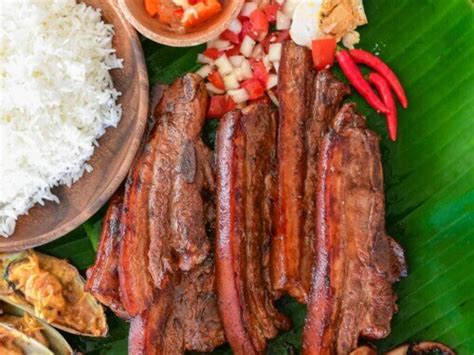 Inihaw Na Liempo With Rice Grilled Adobong Liempo The Peach Kitchen