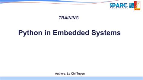 Python In Embedded Systemspptx