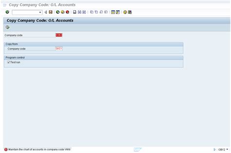 SAP FICO Real Time Issues Maintain The Chart Of Accounts In Company Code VANI