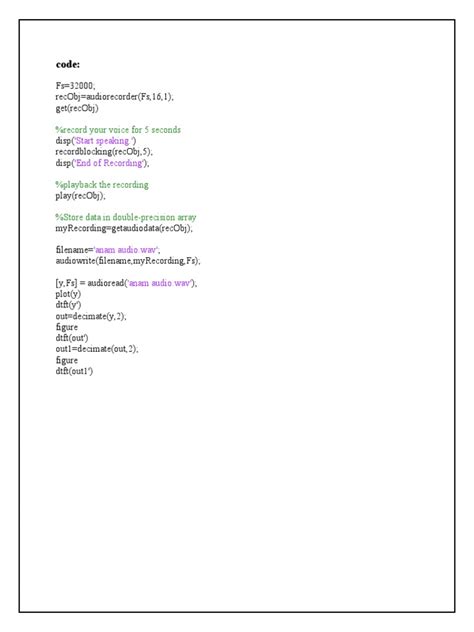 Dsp Lab Report 8 Pdf
