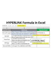 Excel HYPERLINK Function How To Create And Use Hyperlinks In Course Hero