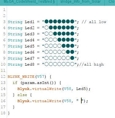 Mini Leds Widget Widgets Ideas Blynk Community