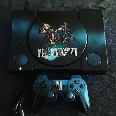 Custom Consoles Moraira Ps1 Retro Vibe Paint Job Final Fantasy