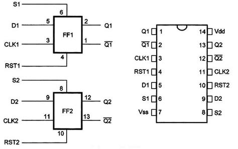 Cd4013 Basic Guide On Pinout Application Circuit 55 Off