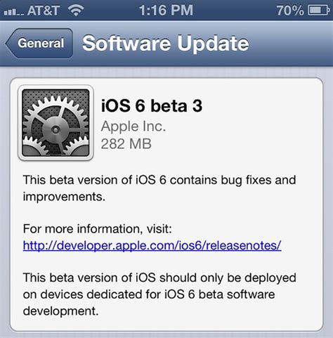 Apple Seeds Ios 6 Beta 4 To Developers Macrumors