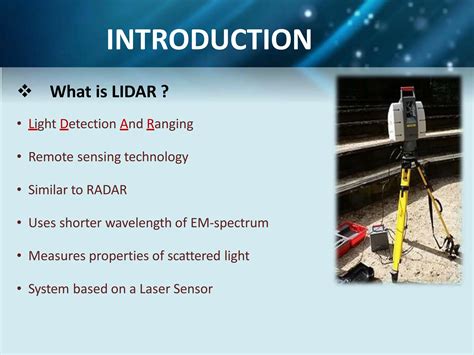 Lidar Modern Techniques In Surveying Pptx