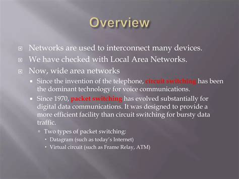 Packet Switching Ppt