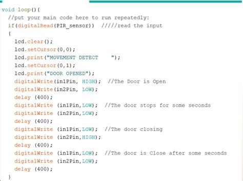 Automatic Door Opening System