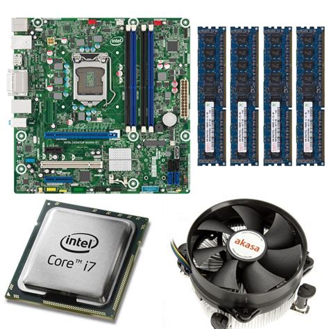 Kit Placa De Baza Intel Dq Mk Lga Intel I Ghz Nuclee Gb Ddr Cooler