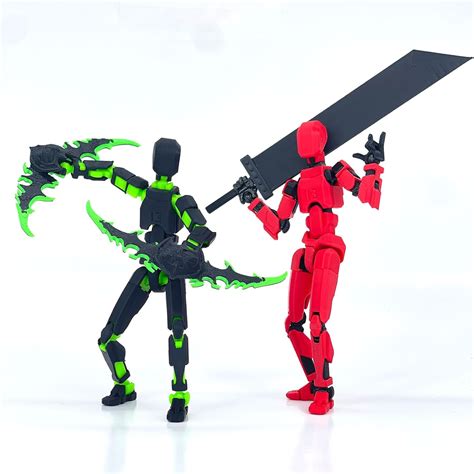 Assembly Completed T13 Action Figure Set Titan 13 Robot Action Figure 3d Printed Robo 13