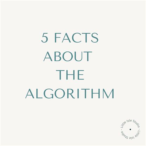 5 Facts About The Instagram Algorithm Fact 1 All Account Types Personal Business Creator Are