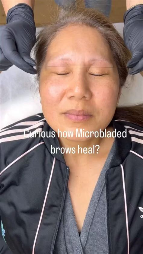 Healed Microbladed Brows Brows Microblading Healing