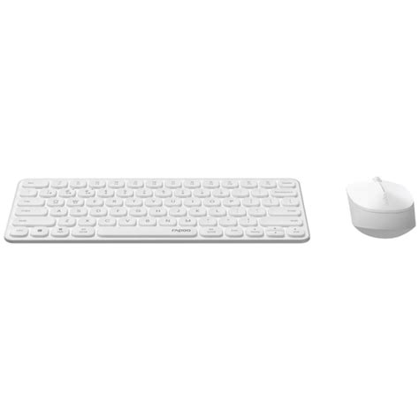 Buy The Rapoo 9010m Multi Mode Wireless Keyboard And Mouse Combo White