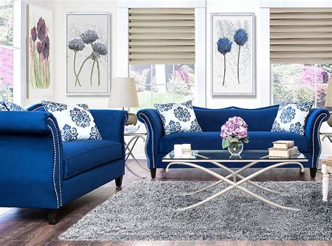 Royal Blue Couch Living Room Ideas Bold And Beautiful Accents Artourney