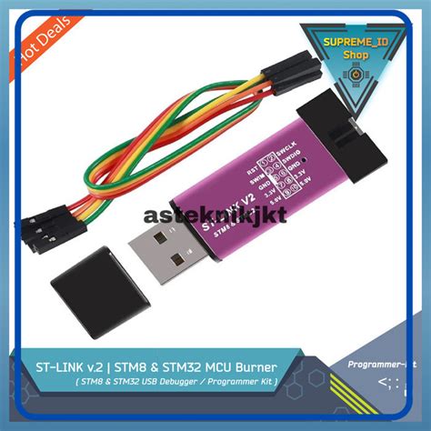 Jual Sidt Stlink St Link V2 For Microcontroller Stm8stm32 Arduino