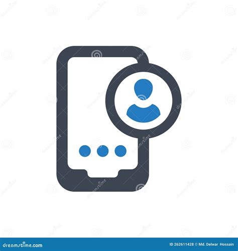 Mobile User Profile Icon Stock Vector Illustration Of Account