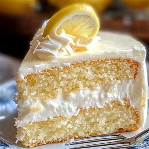 Italian Lemon Cream Cake Recipe
