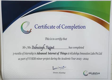 Babusingh Rajput On Linkedin Iot Internship Advancedtechnology