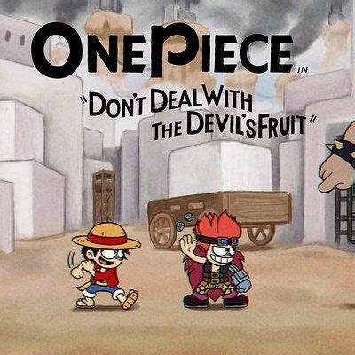 One Piece Cuphead Style Iury Padilha One Piece Drawing One Piece Pictures One Piece Cartoon