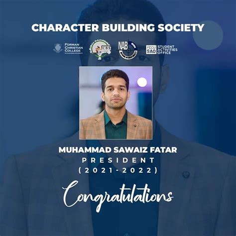 Muhammad Sawaiz Fatar On Linkedin Character Cbs