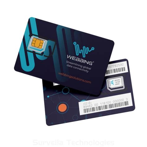 Webbing Iot Sim Card Surveila Technologies