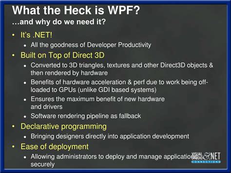 Ppt Vw302 Integrating Wpf And Wcf Into Your Office Business Applications Powerpoint