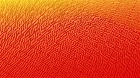 Animated Abstract Pattern With Geometric Elements In Yellow Orange Tones Gradient Background