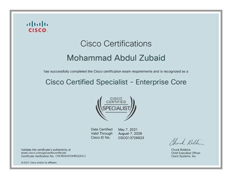 Mohammad Zubaid On Linkedin Alhamdulillah 😊 Got Renewed Cisco