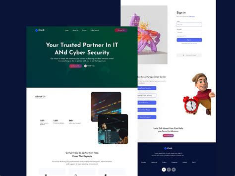 Cybersecurity Web Ui Behance