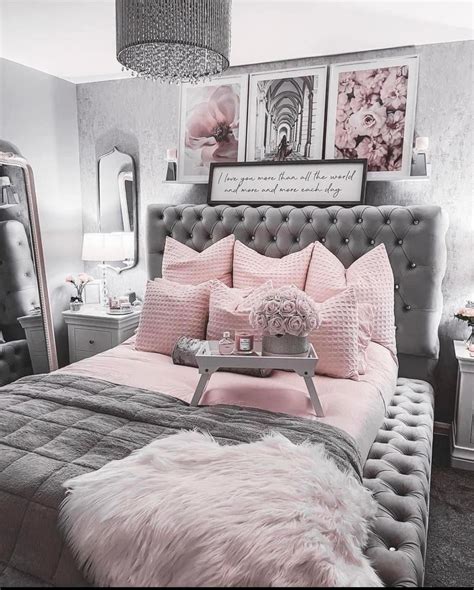 Pink And Grey Bedroom Decor Inspiration
