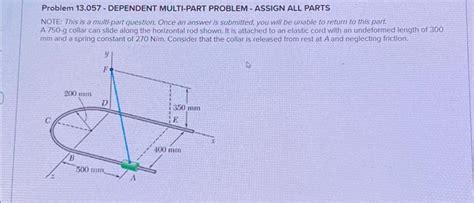 solved problem 13 057 dependent multi part problem