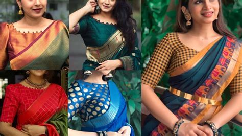 Boat Neck Blouse Designs Front And Back