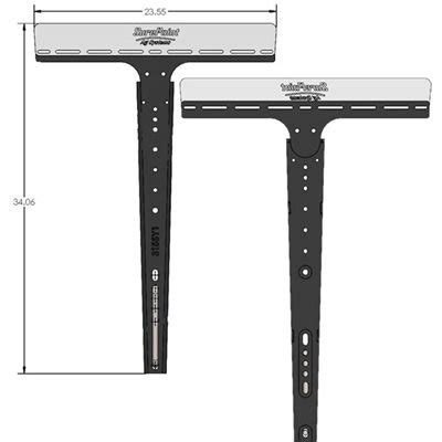 Large Flow Indicator Bracket Kit For 7 X 7 Bar