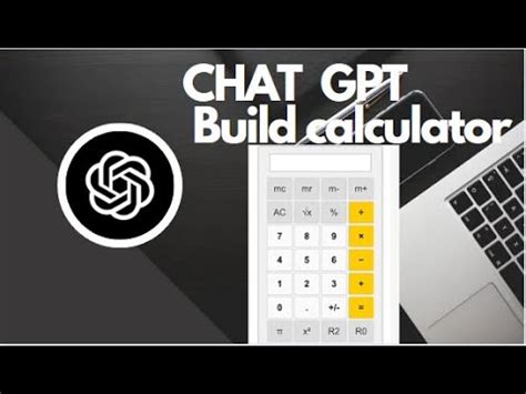 CHAT GPT Build Calculator Openai YouTube