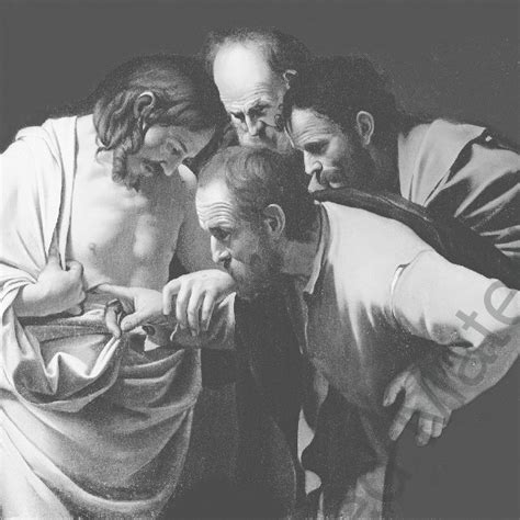 1 The Incredulity Of Saint Thomas 1602 1603 Oil On Canvas