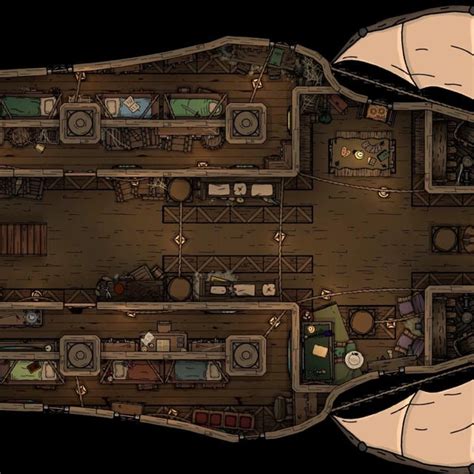 Flying Ship [55x30] R Dndmaps