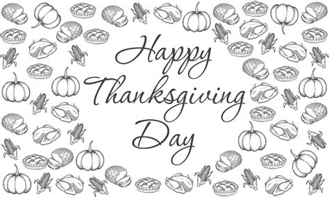 행복한 추수 감사절 Baner 추수 감사절 포스터 와 구운 칠면조 호박 파이 및 Aconrs 스케치 텍스트가 있는 가로 배너 추수감사절에 대한 스톡 벡터 아트 및 기타