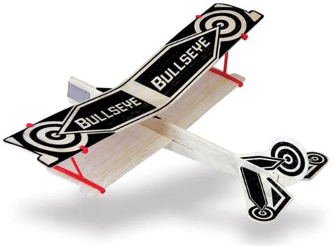 Guillows Gui 0043 Bullseye Biplane Glider Model Balsa Kit