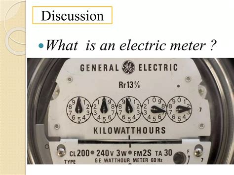 Reading And Interpreting Electric Meter Pptx