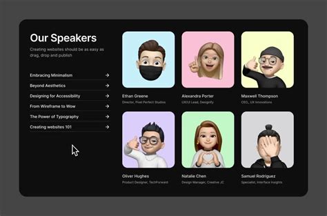 Segmentui On Linkedin Framer Interactions 95 Speaker Section