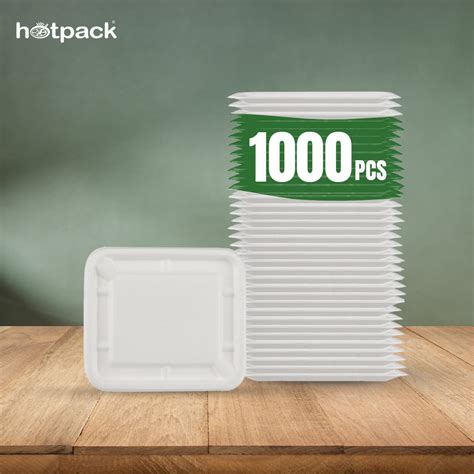 Biodegradable Rectangular Container Lid India Hotpack India