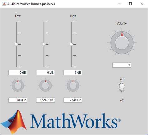 Design User Interface For Audio Plugin MATLAB Simulink