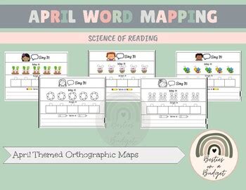 APRIL Orthographic Mapping Science Of Reading By Besties On A Budget
