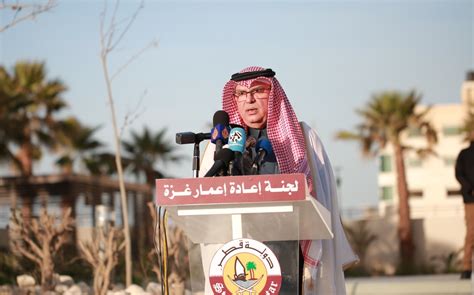 رئيس اللجنة القطرية لإعادة إعمار غزّة يعقد سلسلة لقاءات في فلسطين